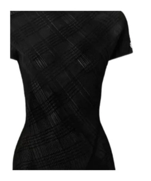 JEAN PAUL GAULTIER Plaid Short-sleeve Midi Dress