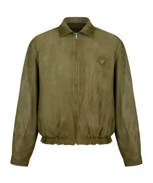 Prada Zippered Leather Jacket