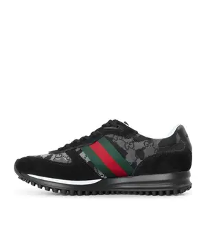 Gucci Gg Monogram Lace-up Sneakers