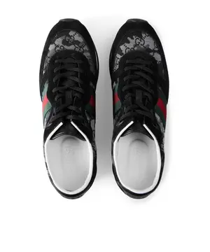 Gucci Gg Monogram Lace-up Sneakers