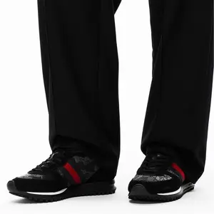 Gucci Gg Monogram Lace-up Sneakers