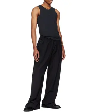 Acne Studios Relaxed Fit Wide Leg Trousers