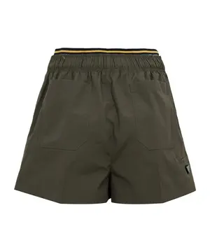 Prada Logo Patch Elasticated Waist Shorts - Black