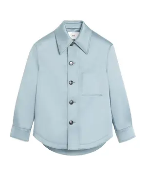 AMI Paris Satin Buttoned Jacket