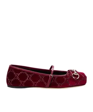 Gucci Gucci Horsebit Ballet Flats Brown