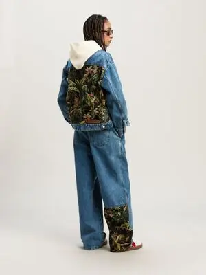 Palm Angels Embroidered Denim Jacket