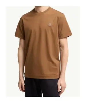 Moncler Double Leather Logo Cotton T-shirt