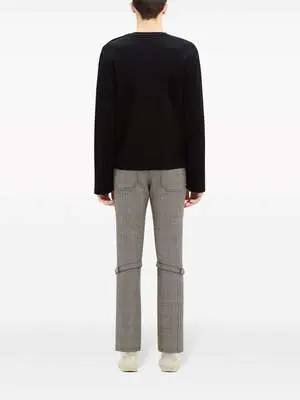 COURREGES Logo-appliqué Cotton Sweatshirt