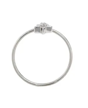 Celine Etoile" Star Motif Diamond Ring In Gold - White