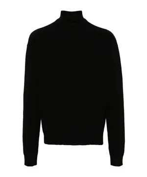 Rick Owens High Neck Drop-shoulder Knitted Jumper