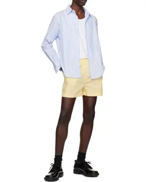 SPORTY  RICH Sporty & Rich Elasticated Cotton Shorts
