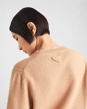 Prada Long-sleeved Crewneck Knitted Jumper