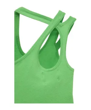 Extreme Cashmere Raver Asymmetric Cashmere Blend Top