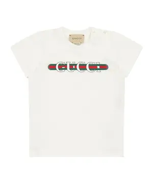 Gucci Logo Crew Neck T-shirt - White