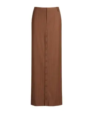 JEAN PAUL GAULTIER Striped Maxi Skirt
