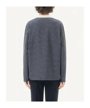 Valentino Garavani Viscose Sweatshirt With Striped Vlogo