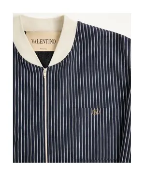 Valentino Garavani Viscose Sweatshirt With Striped Vlogo
