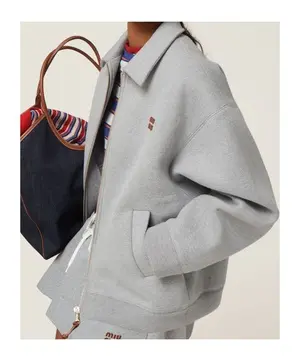 Miu Miu Jersey Blouson Jacket