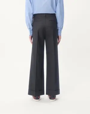 Valentino Garavani Gabardine Pleated Trousers