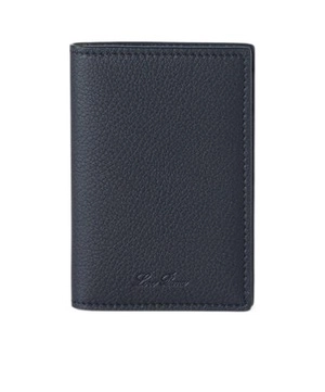 Loro Piana Extra Double Fold Card Bag - Navy Blue