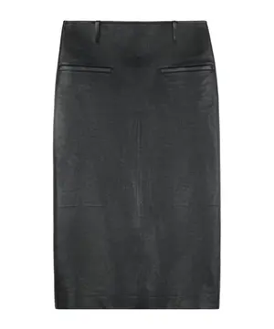 TOD'S Midi Leather Skirt