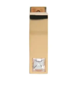 Celine Sentimental Square Earring In Gold And Diamond