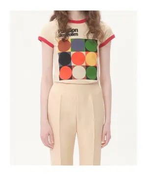 Valentino Garavani Pavillon Des Folies" Printed Cotton Jersey T-shirt