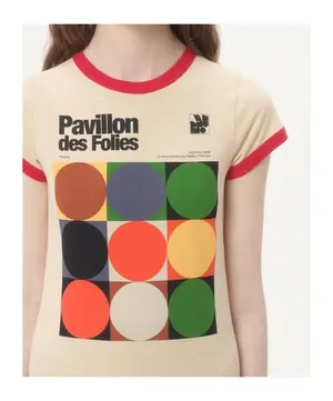 Valentino Garavani Pavillon Des Folies" Printed Cotton Jersey T-shirt