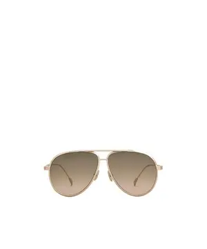 TOD'S Aviator Full Rim Sunglasses - Nude