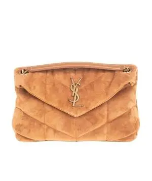 Saint Laurent Monogram Envelope Shoulder Bag - Orange
