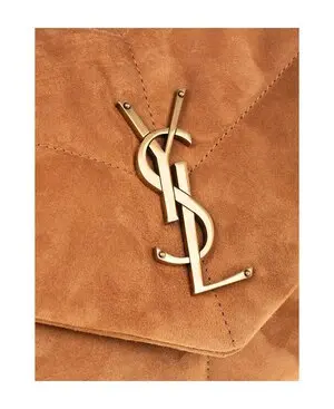Saint Laurent Monogram Envelope Shoulder Bag - Orange