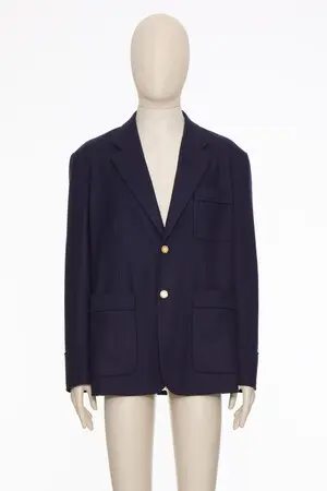 Valentino Garavani Navy Lapel Blazer