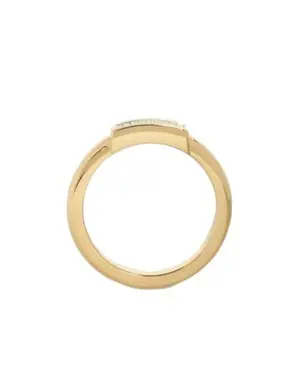 Celine Systeme Ring In Gold And Diamonds - Yellow