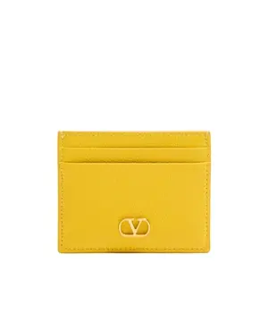 Valentino Garavani Vlogo Card Bag - Yellow