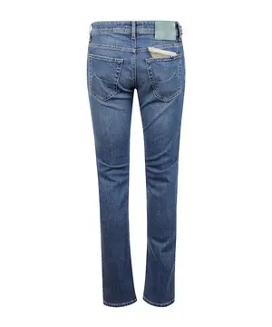Jacob Cohen Logo Patch Straight-leg Jeans