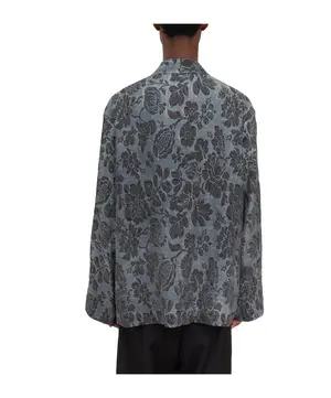 UMA WANG Pattern Jacket With Tie Detail