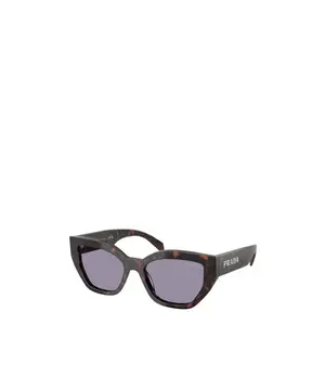 Prada Butterfly Frame Sunglasses With Tinted Lenses - Black