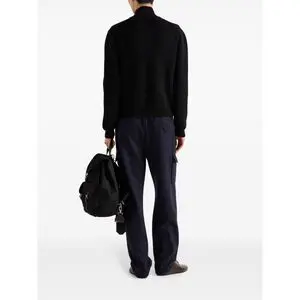 Prada Wool And Cashmere Zipper Cardigan