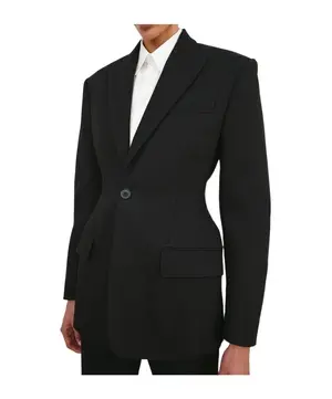 Wardrobe.NYC Diamond Shaped Skirt Suit - Black