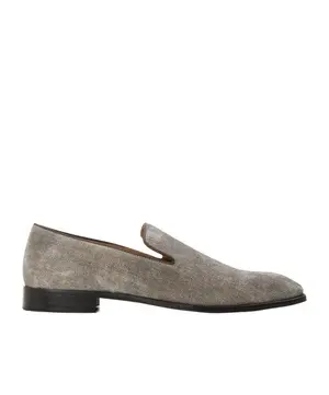 CHRISTIAN LOUBOUTIN Slip-on Business Casual Shoes - Gray
