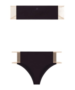 COURREGES Courrèges Illusion Bikini - Black