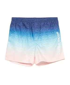 Casablanca Jacquard Gradient Swim Shorts - Blue