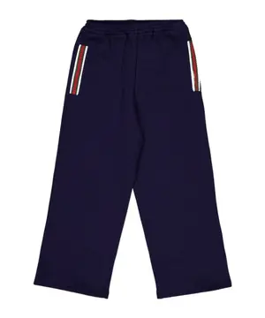 Gucci Elastic Waistband Fleece Sweatpants - Black