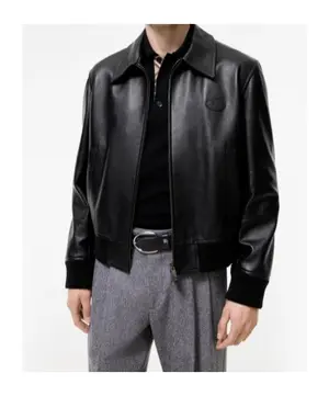 Burberry Leather Harrington Jacket