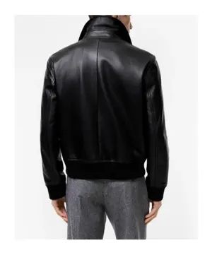 Burberry Leather Harrington Jacket