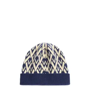 Valentino Garavani All Over V Signature Knitted Wool Beanie