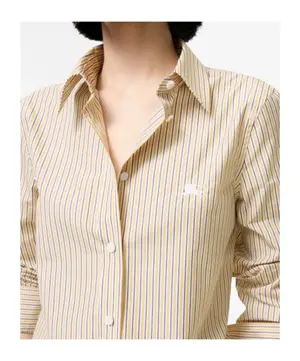 Burberry Slim Fit Striped Cotton Shirt