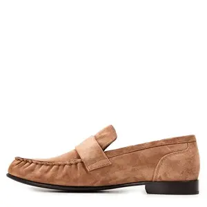 JIMMY CHOO Ellis Suede Loafers - Black