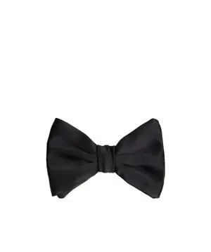 Giorgio Armani Bow Detailed Tie - Black