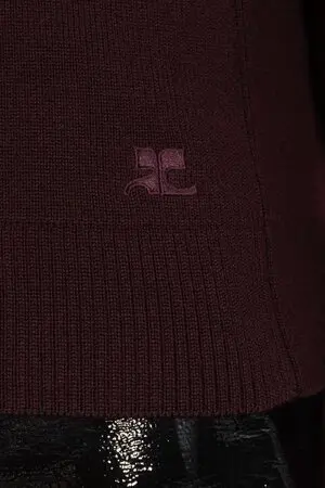 COURREGES Scarf Merino-wool Sweater